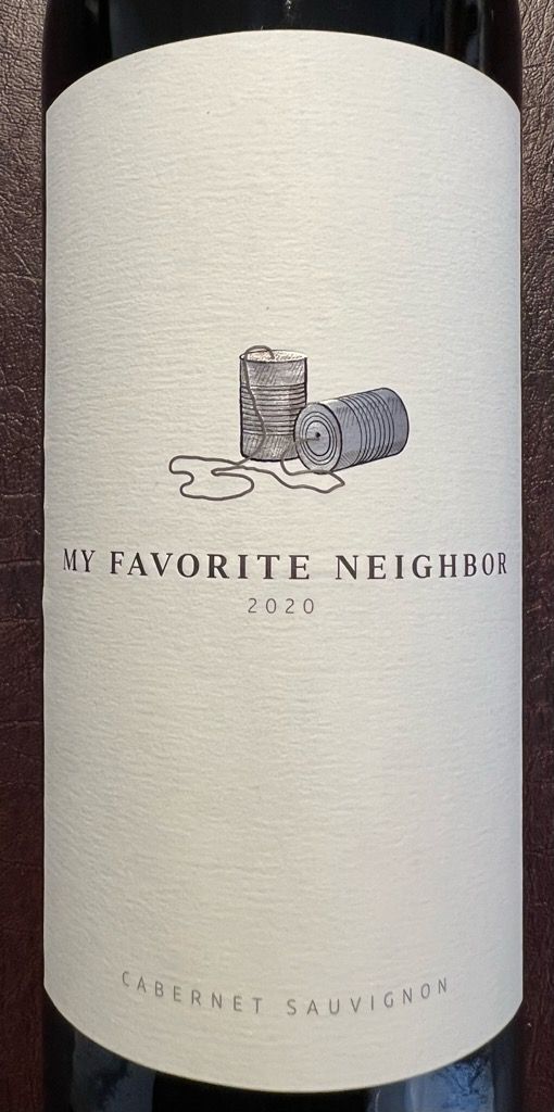 2020 Booker Vineyard Cabernet Sauvignon My Favorite Neighbor, USA ...