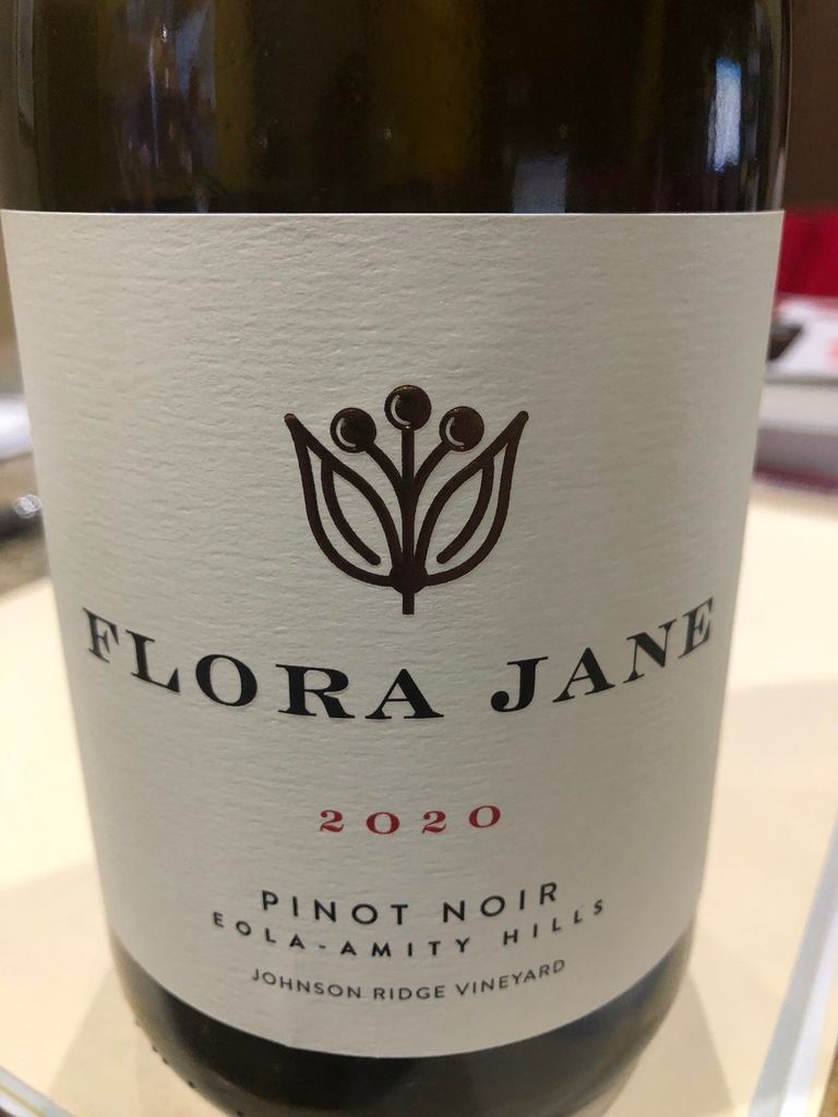 2021 Flora Jane Pinot Noir, USA, Oregon, Willamette Valley, Eola ...