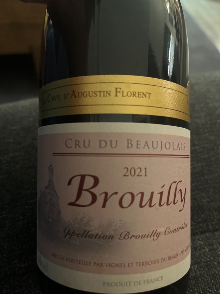 2021 La Cave D'Augustin Florent Brouilly, France, Burgundy, Beaujolais ...