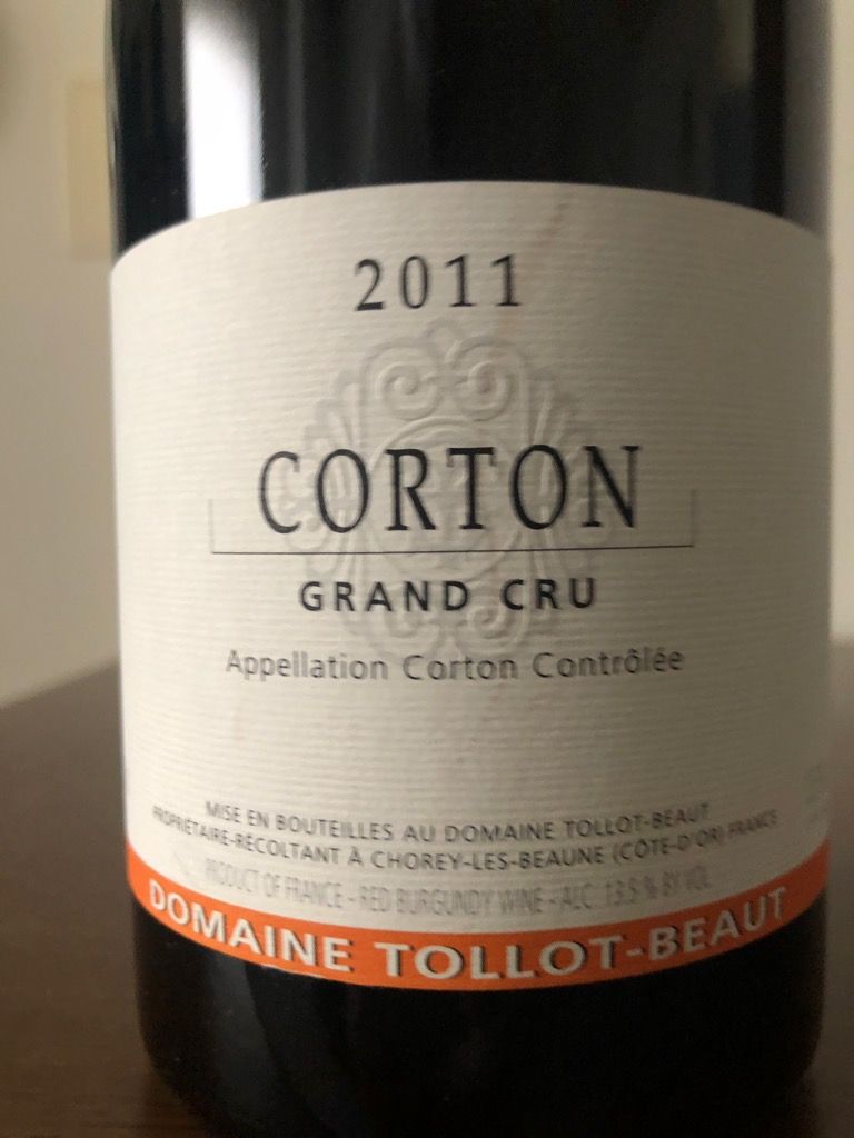 2011 Domaine Tollot-Beaut Corton, France, Burgundy, Côte de Beaune ...