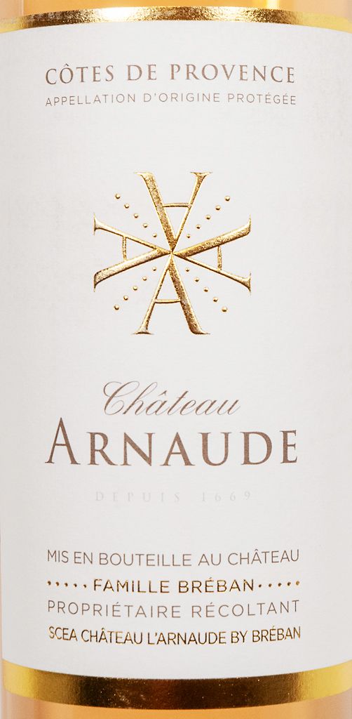2022 Château L'Arnaude Côtes de Provence Famille Bréban, France ...
