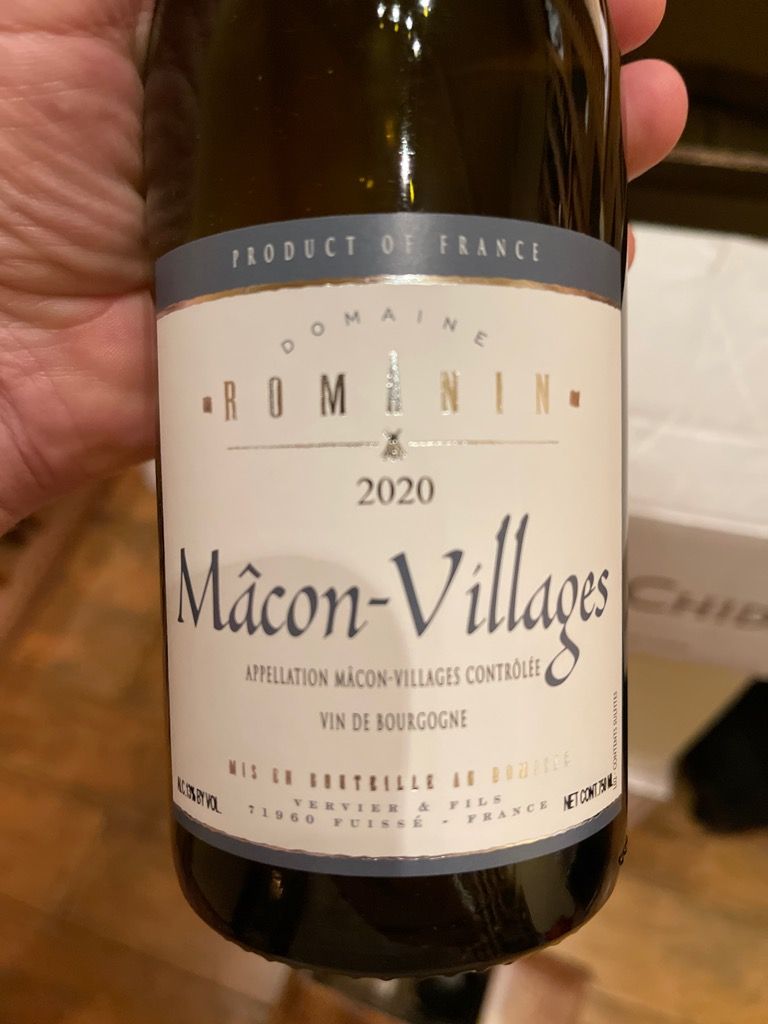 2021 Domaine Romanin Mâcon-Villages, France, Burgundy, Mâconnais, Mâcon ...