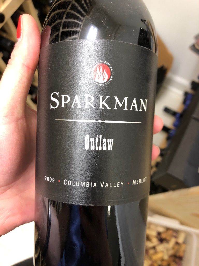 2009 Sparkman Cellars Merlot Outlaw, USA, Washington, Columbia Valley ...