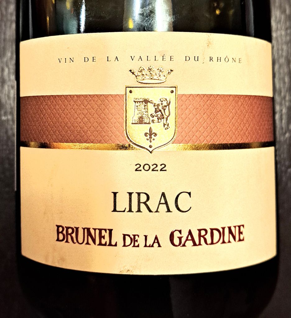 2022 Brunel de la Gardine Lirac, France, Rhône, Southern Rhône, Lirac ...