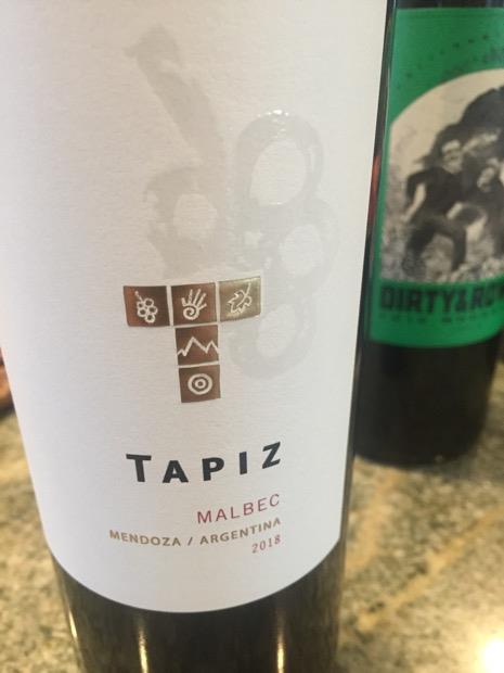 2018 Tapiz Malbec, Argentina, Mendoza - CellarTracker