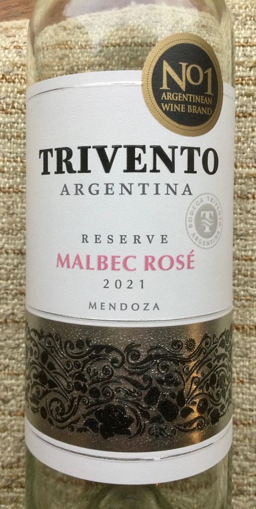 2021 Trivento Malbec Réserve Rosé, Argentina, Mendoza - CellarTracker