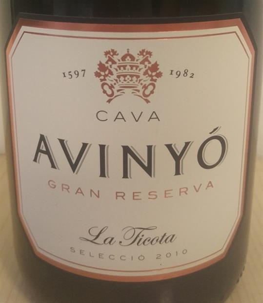 2008 Avinyó Cava Gran Reserva Brut Nature La Ticota, Spain, Cava ...