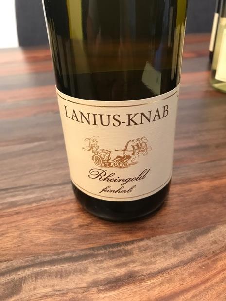 2022 Lanius-Knab Rheingold Riesling feinherb, Germany, Mittelrhein ...