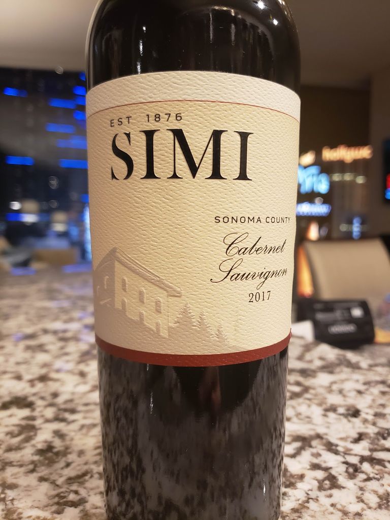 2017 Simi Cabernet Sauvignon Sonoma County, USA, California, Sonoma ...