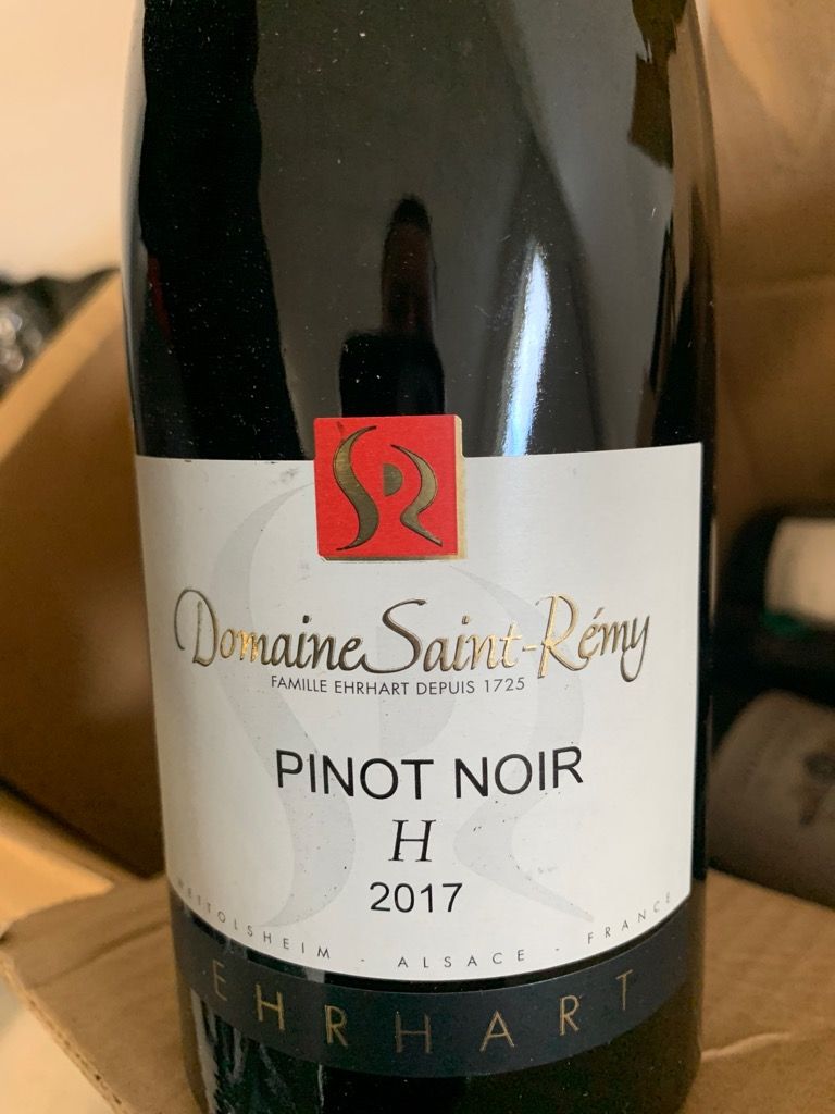 2015 Domaine Saint-Rémy Pinot Noir H, France, Alsace - CellarTracker