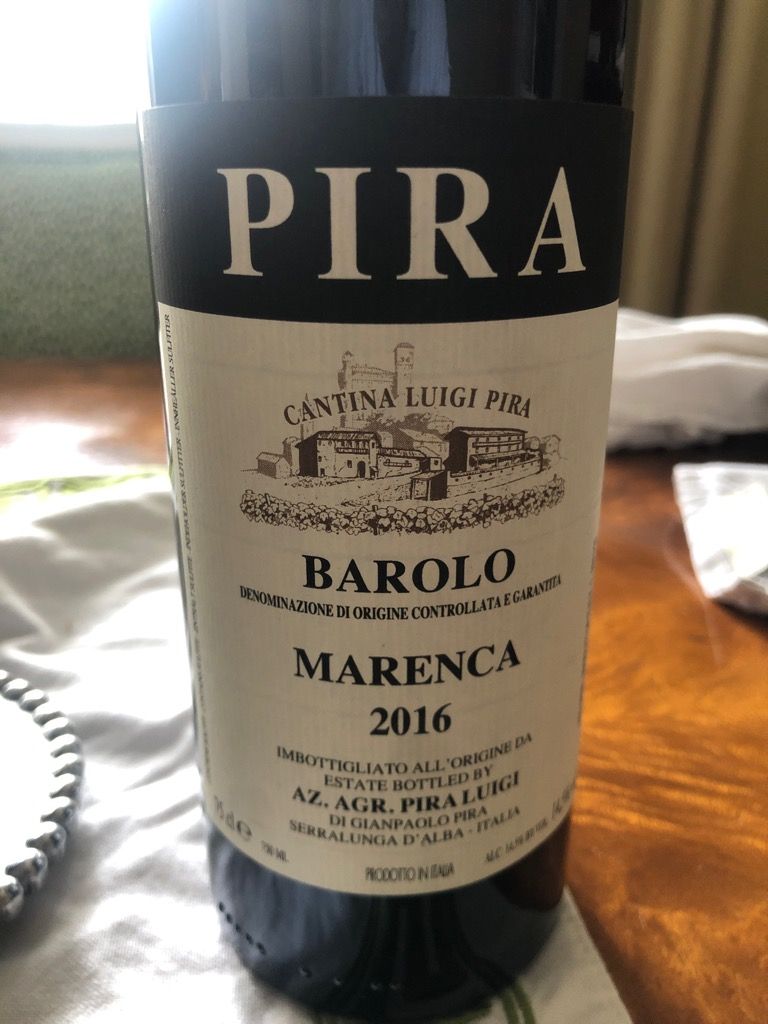 2016 Luigi Pira Barolo Marenca, Italy, Piedmont, Langhe, Barolo ...