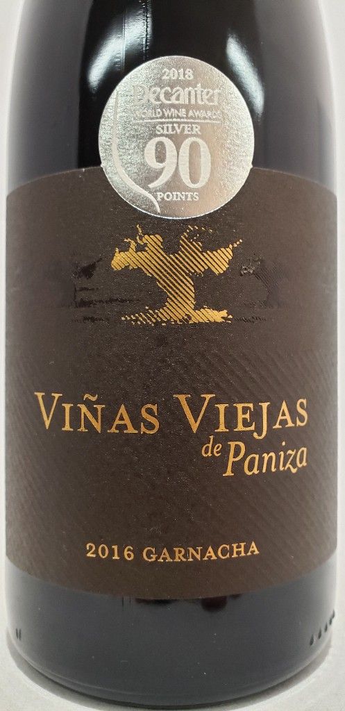 2015 Bodegas Paniza Garnacha Cariñena Vinas Viejas De Paniza, Spain ...