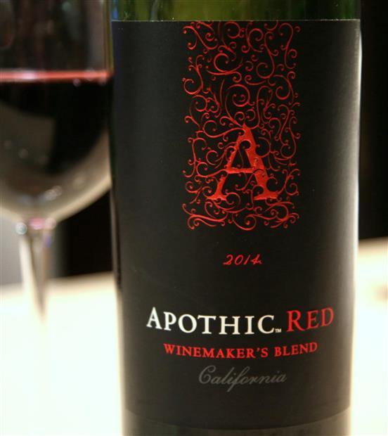 2014 Apothic Red, USA, California - CellarTracker
