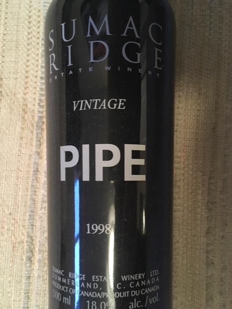 1998 Sumac Ridge Pipe, Canada, British Columbia, Okanagan Valley ...