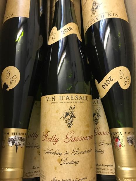 2016 Rolly Gassmann Riesling Silberberg de Rorschwihr, France, Alsace ...