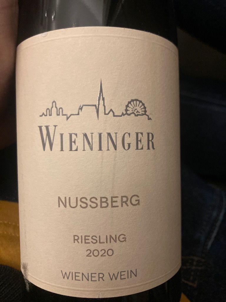 2020 Wieninger Riesling Nußberg, Austria, Wien - CellarTracker