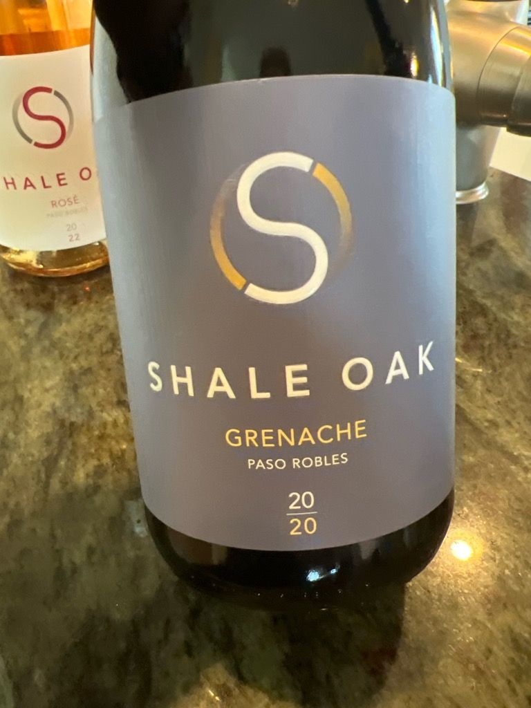 2020 Shale Oak Winery Grenache, USA, California, Central Coast, Paso ...