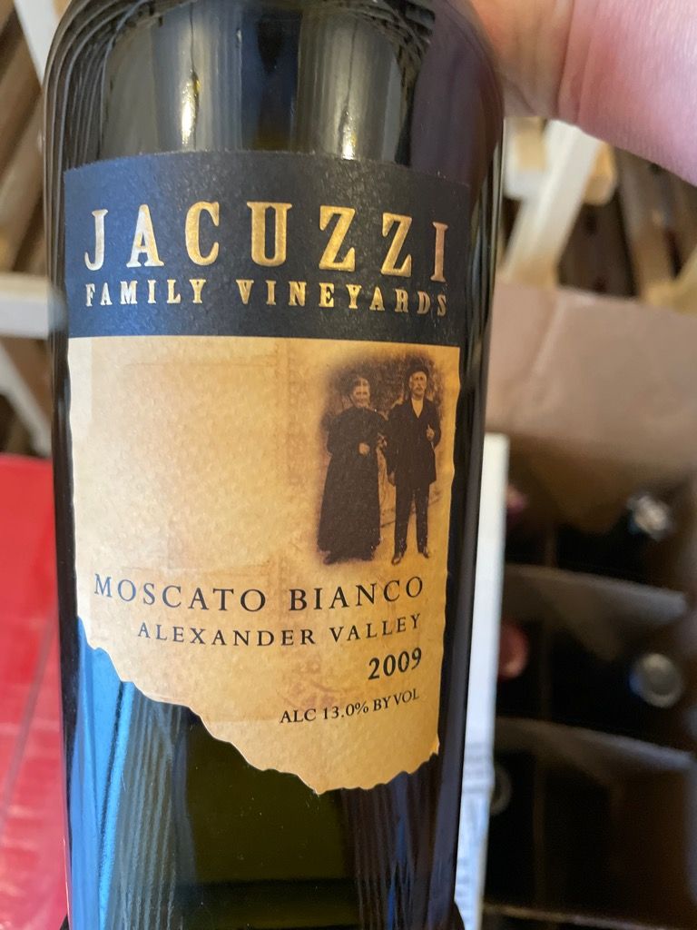 2007 Jacuzzi Family Vineyards Moscato Bianco Murphy Vineyard, USA ...