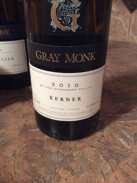 2011 Gray Monk Estate Winery Kerner Late Harvest, Canada, British ...