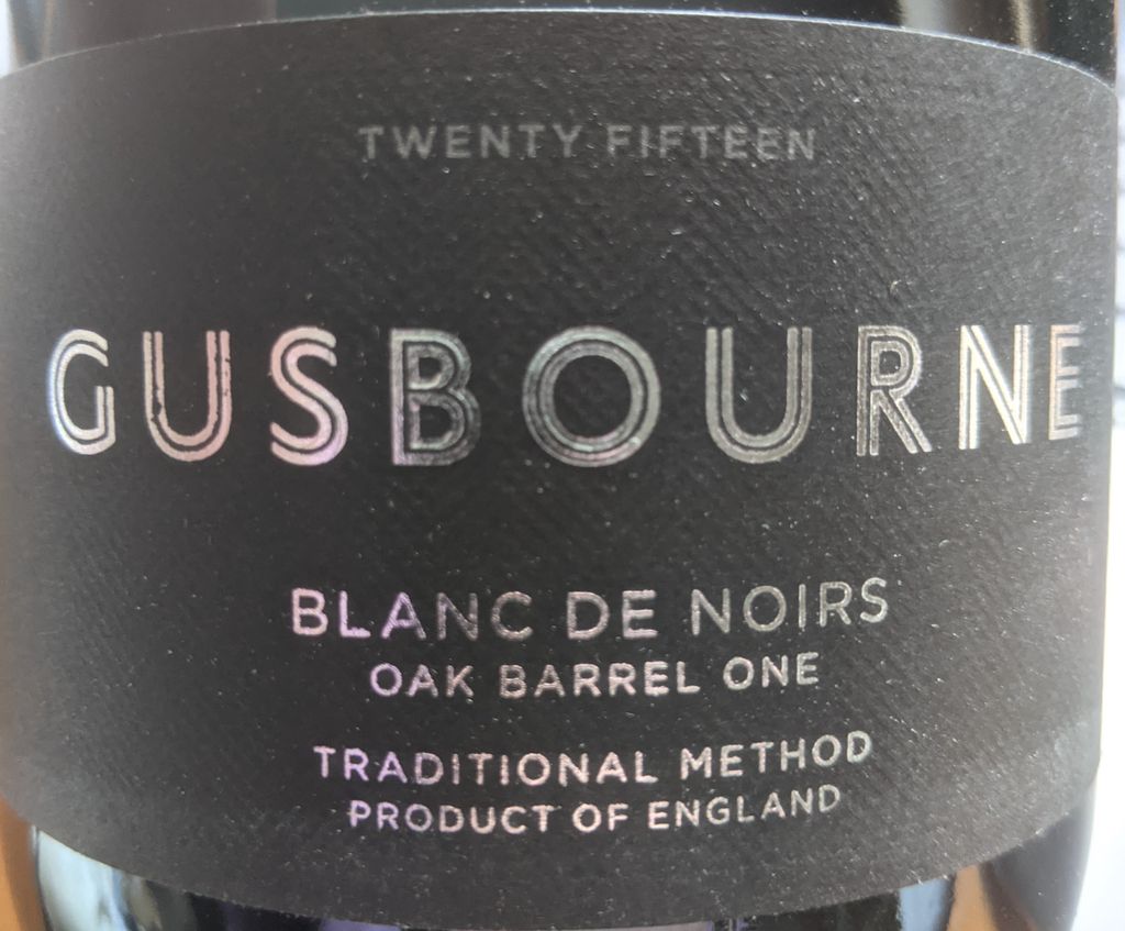2015 Gusbourne Blanc De Noirs Oak Barrel One, United Kingdom, England ...