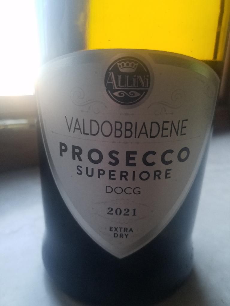 2021 Allini Prosecco di Conegliano-Valdobbiadene Superiore Extra Dry ...