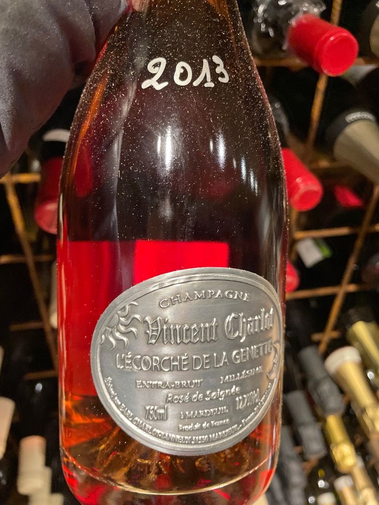 2013 Vincent Charlot Champagne l'Ecorche de la Genette Rosé, France ...