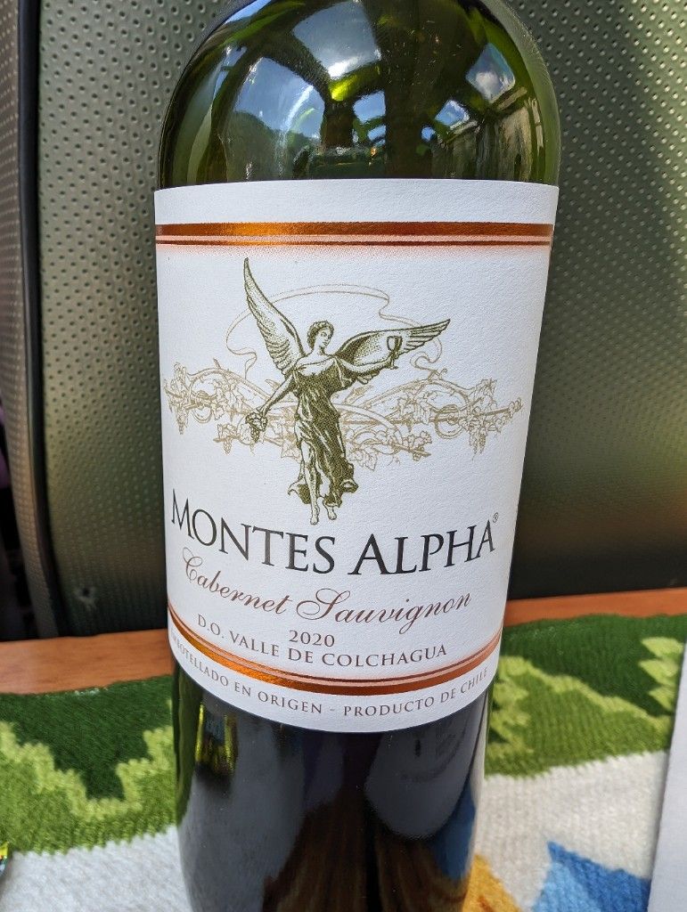 2020 Montes Alpha Cabernet Sauvignon, Chile, Rapel Valley, Colchagua ...