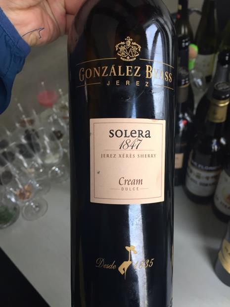 NV Gonzalez-Byass Jerez-Xérès-Sherry Solera 1847 Cream, Spain ...