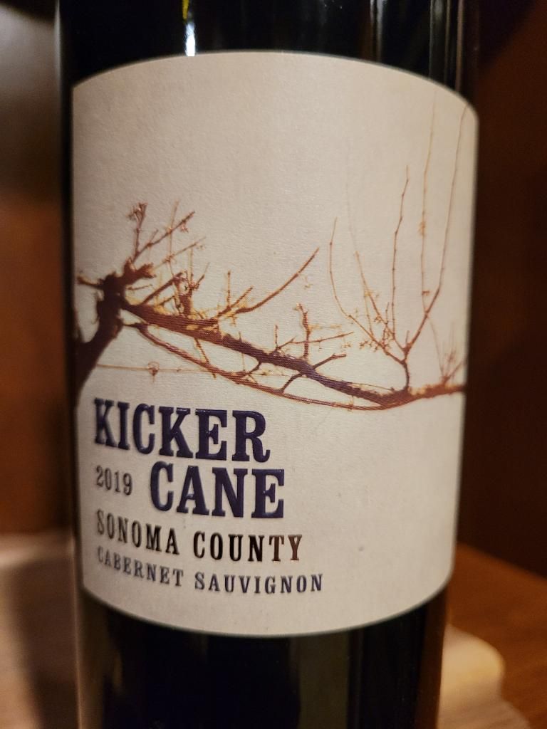 2019 Kicker Cane Cabernet Sauvignon Sonoma County, USA, California ...
