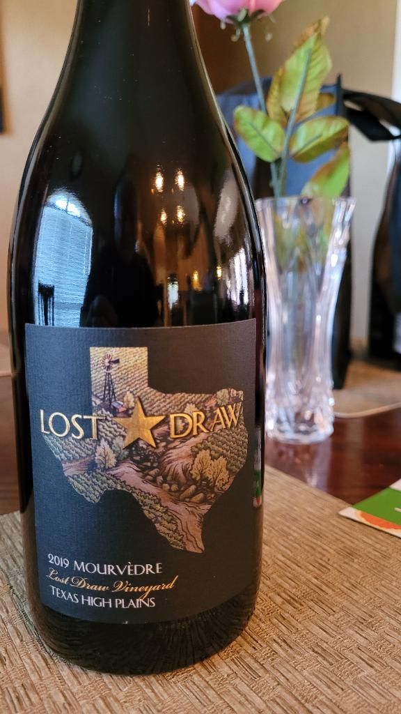 2019 Lost Draw Cellars Mourvèdre Lost Draw Vineyards, USA, Texas, Texas ...