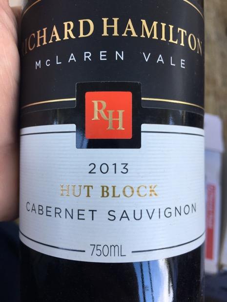 2013 Richard Hamilton Cabernet Sauvignon Hut Block, Australia, South ...