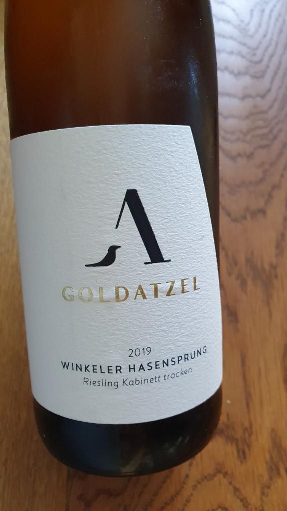2019 Weingut Goldatzel Winkeler Hasensprung Riesling Kabinett trocken ...