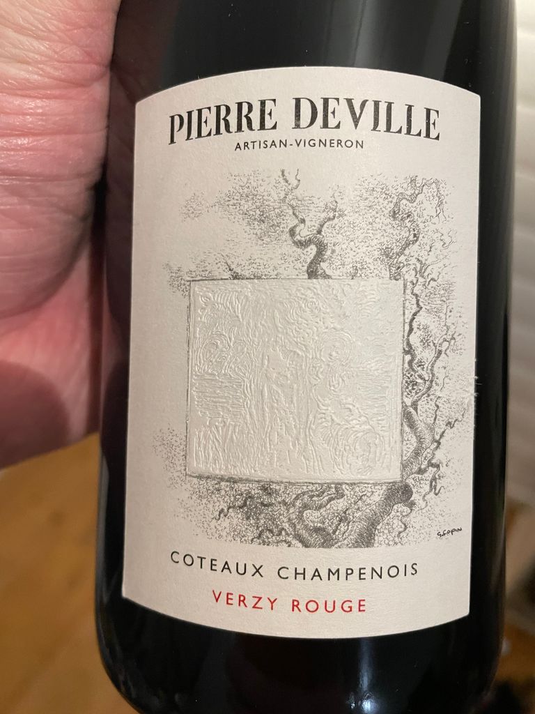 2020 Pierre Deville Coteaux Champenois Rouge, France, Champagne, Coteaux Champenois - CellarTracker