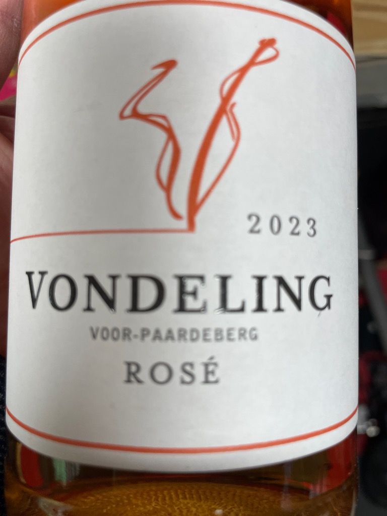 2023 Vondeling Merlot Rosé, South Africa, Coastal Region, Paarl ...