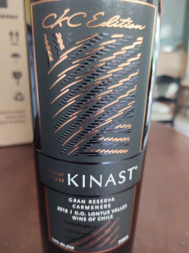 2020 Kinast Family Wine Carménère CKC Edition Gran Reserva, Chile ...