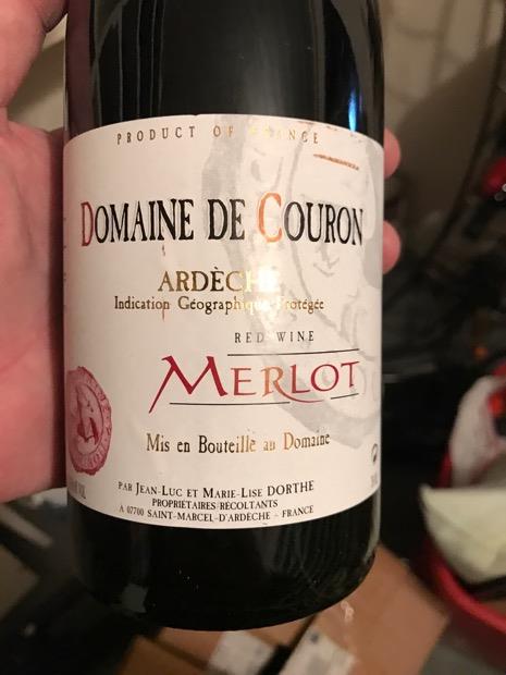 2000 Domaine de Couron Côteaux de l'Ardèche, France, Rhône, Northern ...