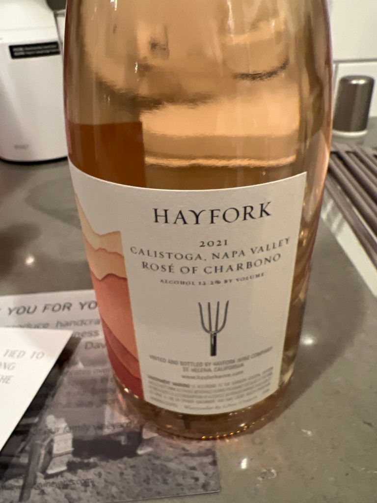 2022 Hayfork Charbono Rosé, USA, California, Napa Valley, Calistoga ...