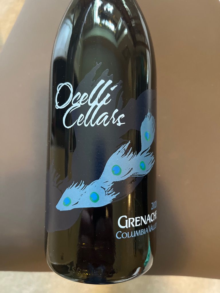 2022 Ocelli Cellars Grenache French Creek Vineyard, USA, Washington ...