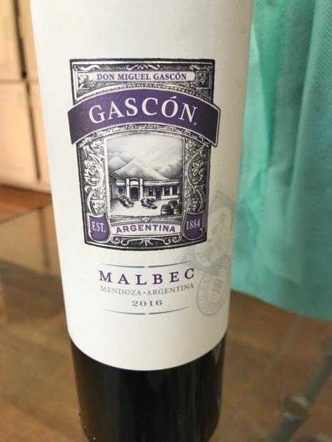 2016 Gascon Malbec, Argentina - CellarTracker