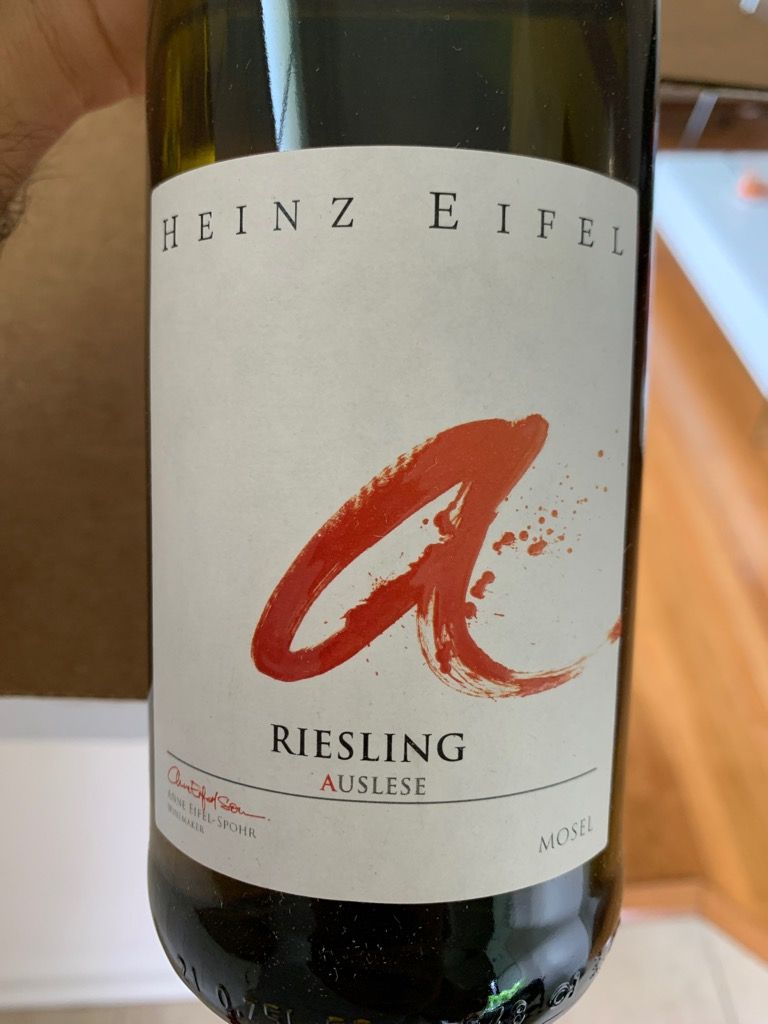 2020 Heinz Eifel Riesling Auslese, Germany, Mosel Saar Ruwer ...