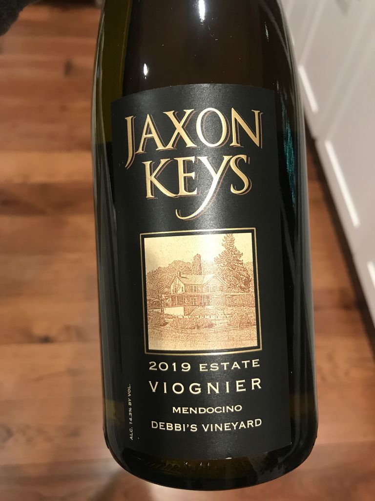 2019 Jaxon Keys Viognier Estate Debbi's Vineyard, USA, California ...