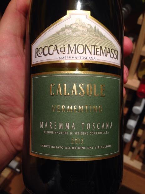 2013 Rocca di Montemassi Vermentino Maremma Toscana Calasole, Italy ...