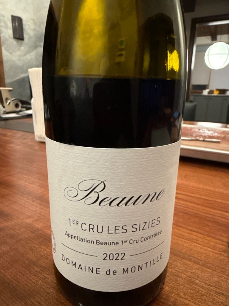 2023 Domaine de Montille Beaune 1er Cru Les Sizies, France, Burgundy ...