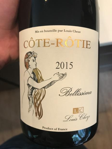 2015 Domaine Louis Cheze Côte-Rôtie Bellissima, France, Rhône, Northern ...