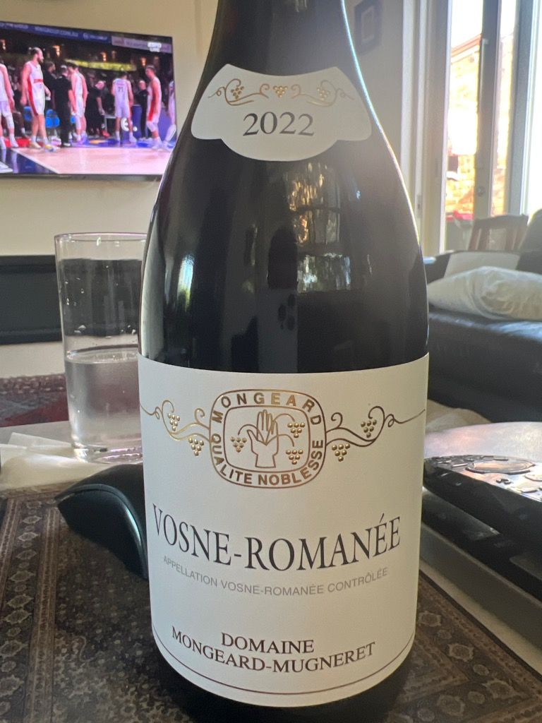 2022 Mongeard-Mugneret Vosne-Romanée, France, Burgundy, Côte de Nuits ...
