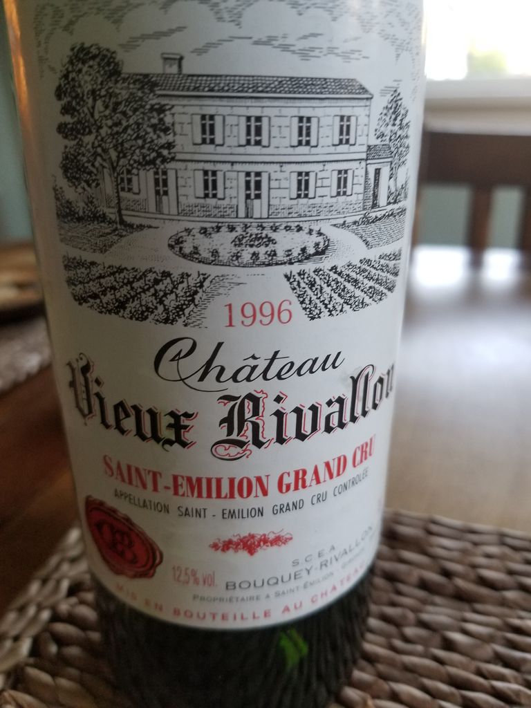1995 Château Vieux Rivallon, France, Bordeaux, Libournais, St. Émilion Grand Cru - CellarTracker