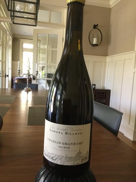 2015 Samuel Billaud Chablis Grand Cru Valmur, France, Burgundy, Chablis ...