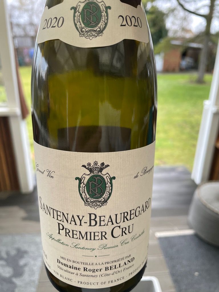 2020 Domaine Roger Belland Santenay 1er Cru Beauregard Blanc, France ...