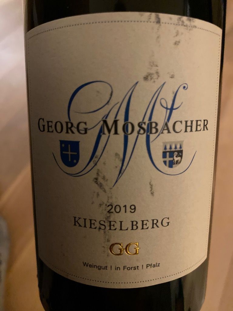 2019 Georg Mosbacher Deidesheimer Kieselberg Riesling Großes Gewächs ...