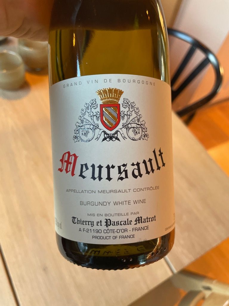 2019 Domaine Matrot Meursault Rouge, France, Burgundy, Côte de Beaune ...